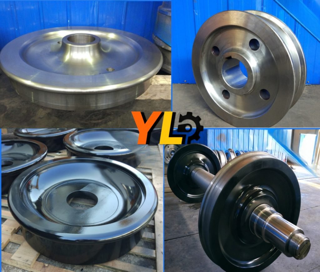 12" Locomotive Light Rail Mining Vehicle Train Wheels - YingLin Mining ...