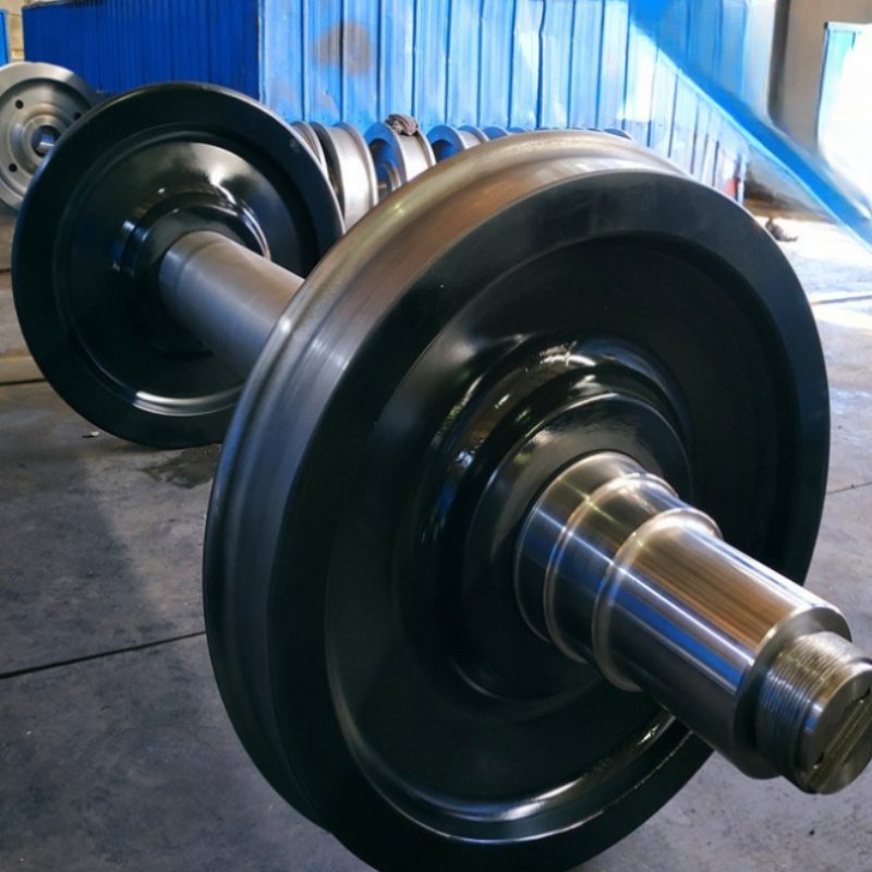 Cast Steel Ore Mining Mine Cart Wheel for Coal Transport Car - YingLin ...