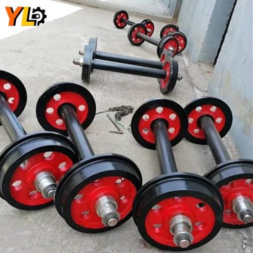 Cast steel Ore Cart Mining Coal Mine Cart Wheels Set - YingLin Mining ...